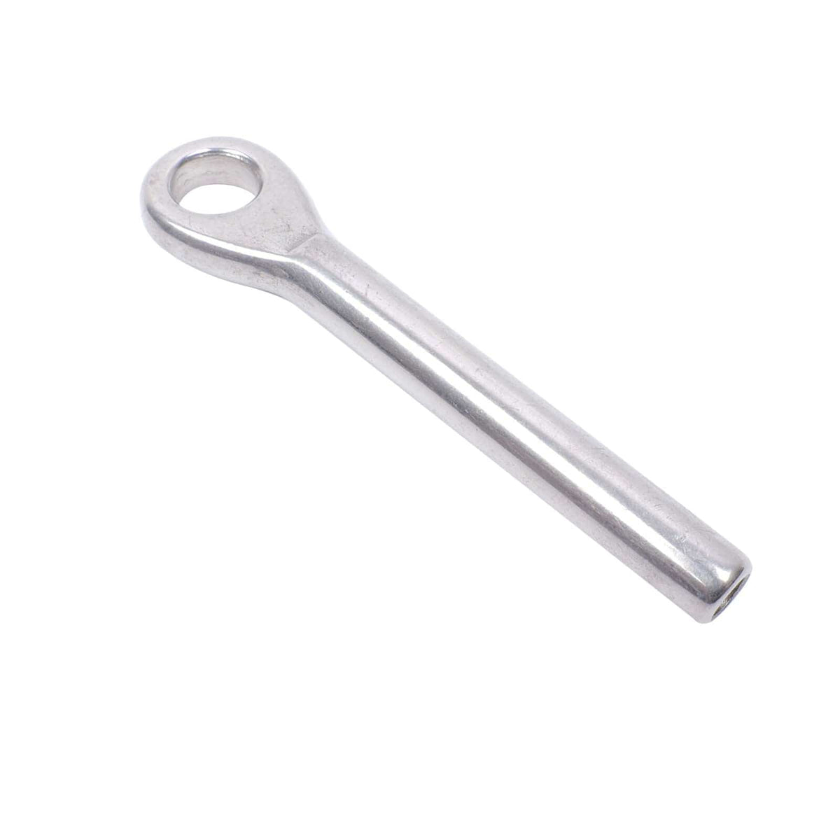 High Polished 316 Stainless Steel Cable Railing Eye Wire Swage Rope Fi ...