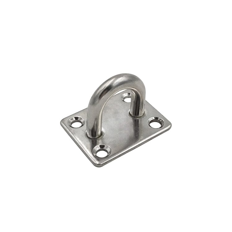 Stainless Steel Marine Hook Eye Plate Heavy Duty Square Eye Plate Door ...