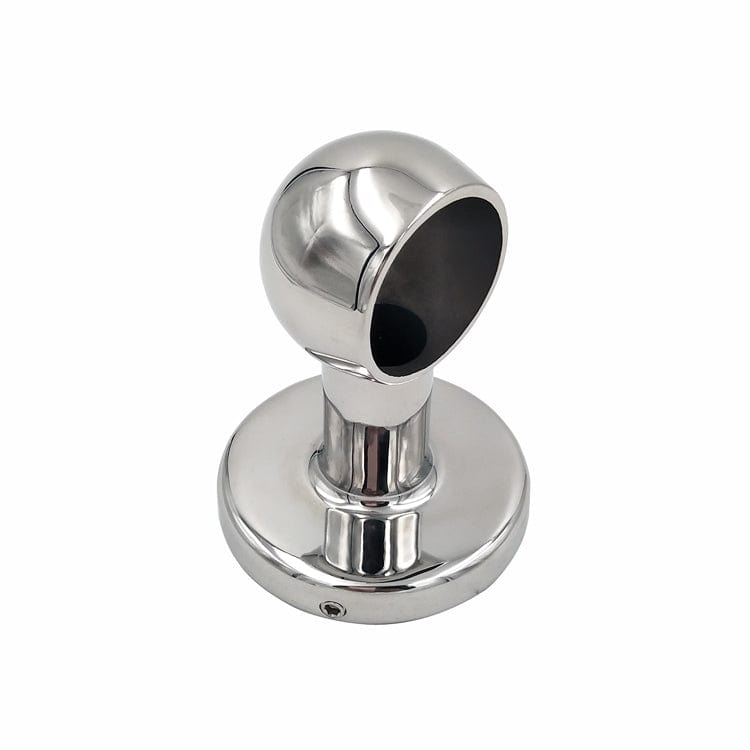 316 Stainless Steel End Bracket Stanchion Tube Fitting Handrail Glass ...