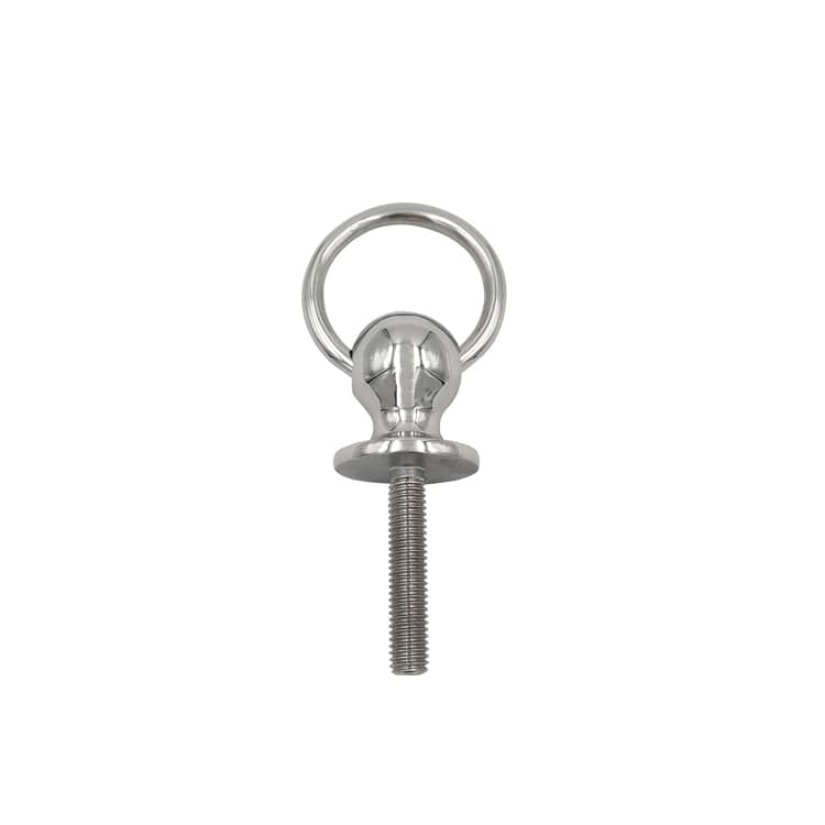 Stainless Steel Fastener Lifting Eye Bolt Pad Eye Saving Ring with Thr ...
