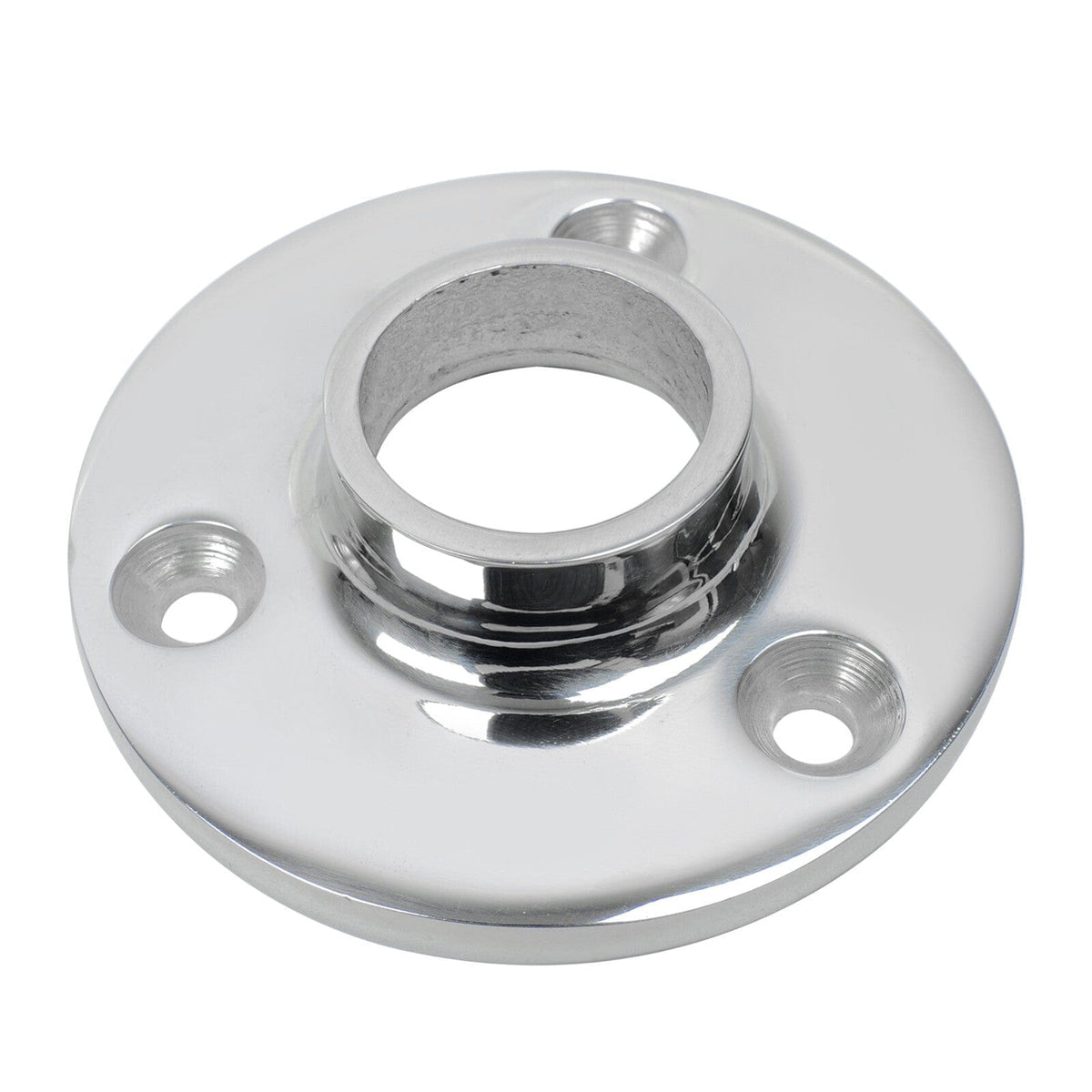 316 stainless steel tube base with polished round flange — XINXING MARINE